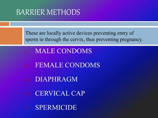 Contraception | PPTX