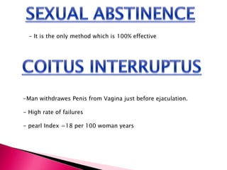 Coitus Interruptus Effectiveness