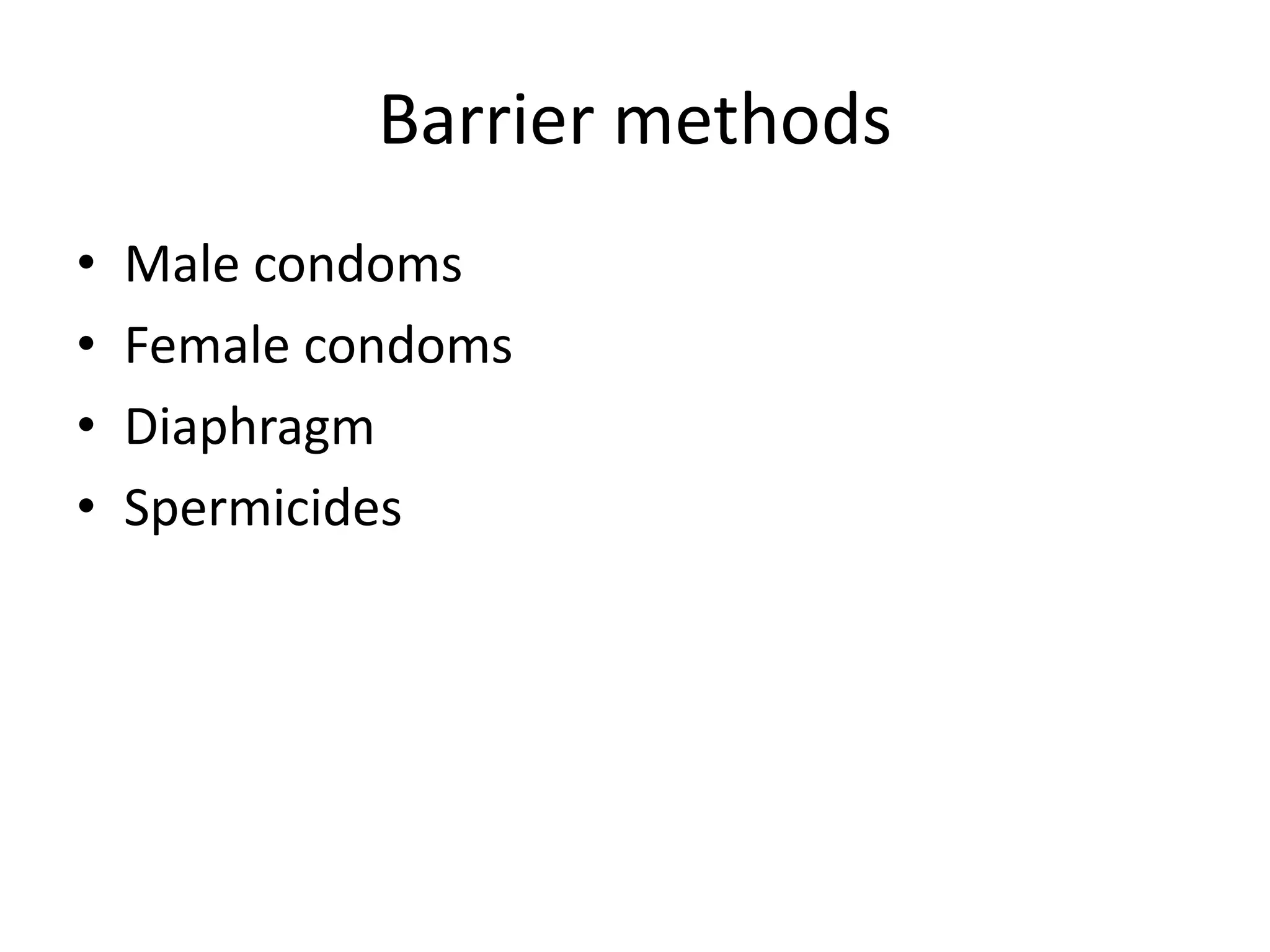 Contraception | PPTX