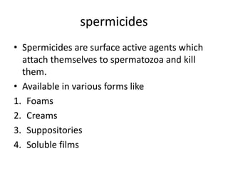 Contraception | PPTX