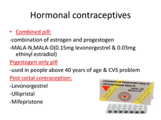 Contraception | PPTX