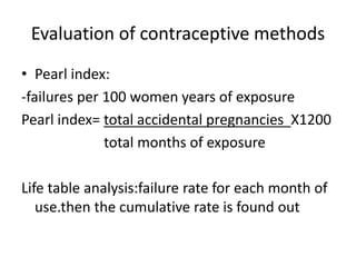 Contraception | PPTX