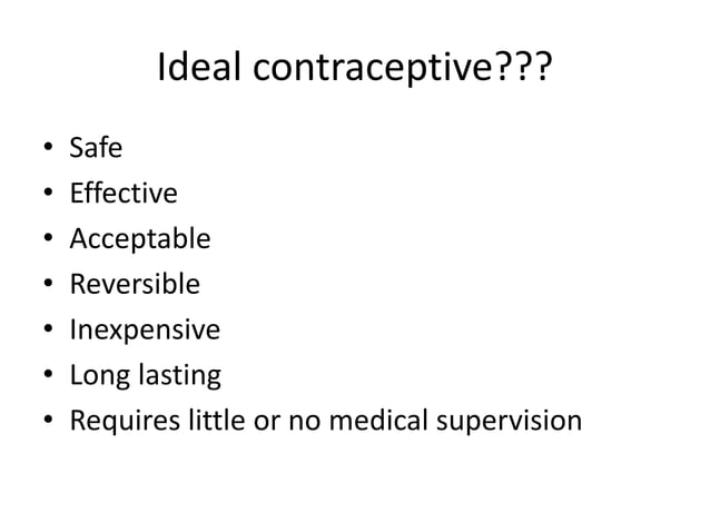 Contraception | PPTX | Pregnancy | Reproductive Health
