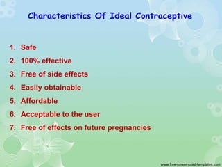 Contraception | PPTX