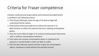 Contraception and its ethical considerations | PPTX