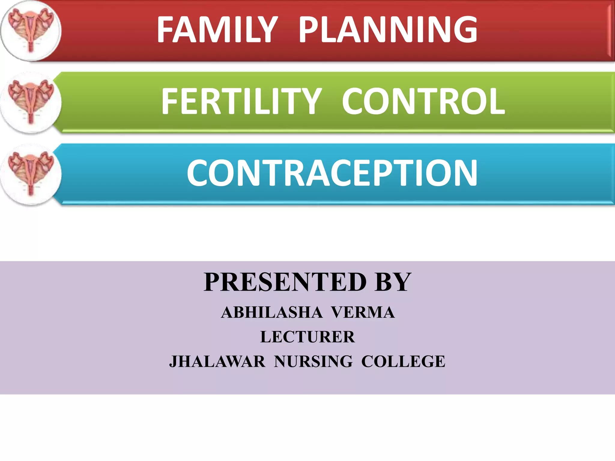 Contraception | PPTX