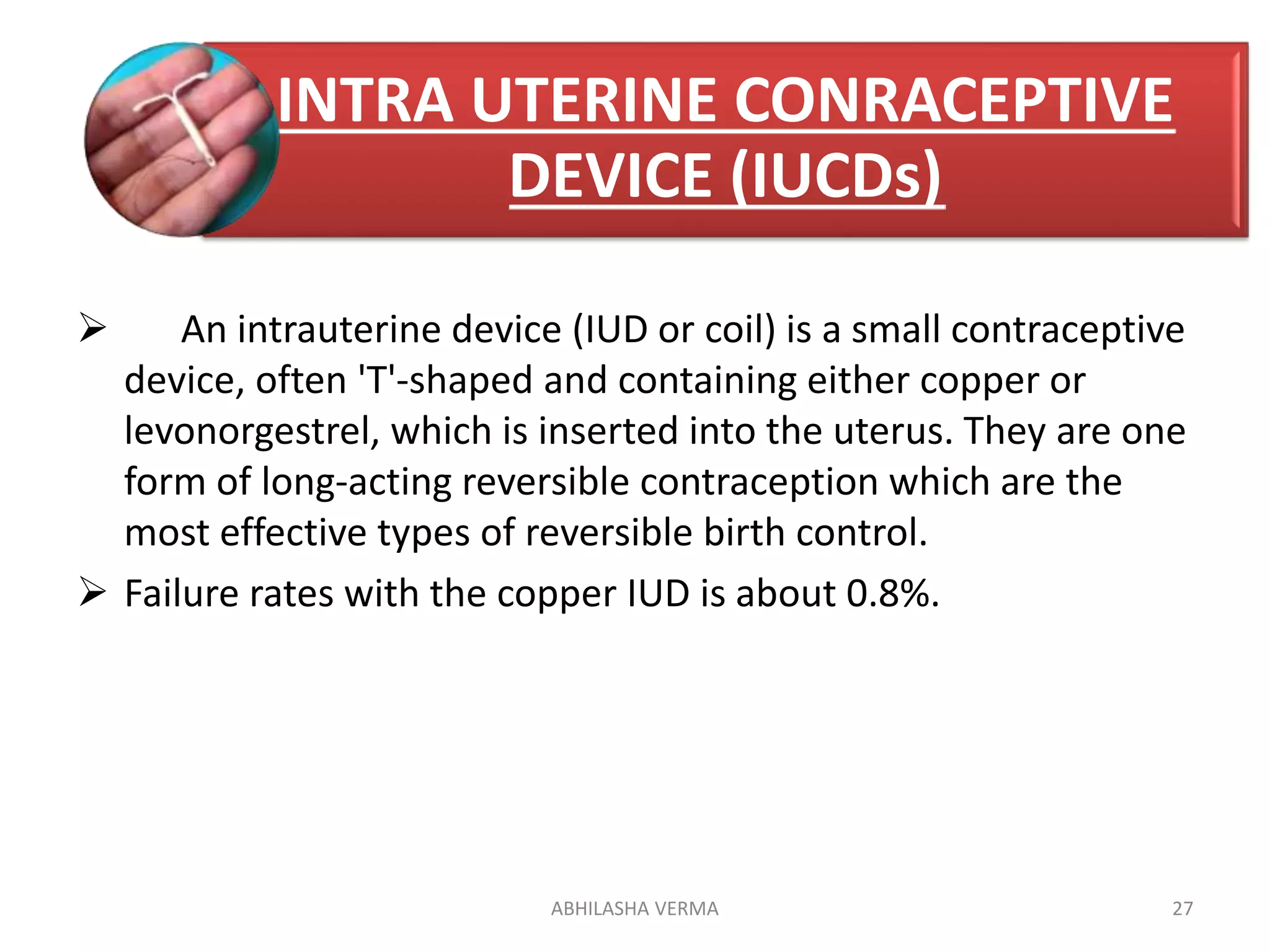 Contraception | PPTX