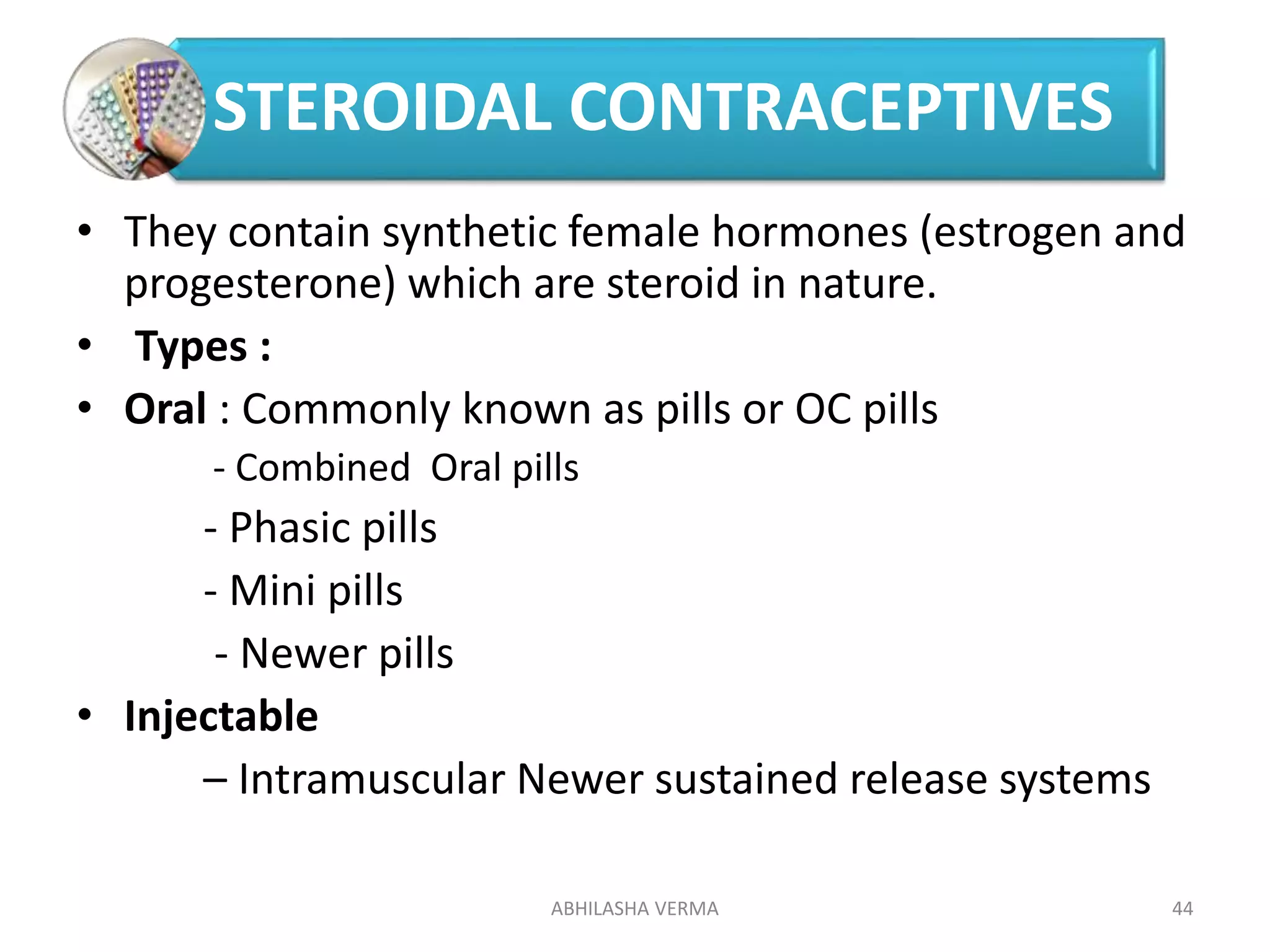 Contraception | PPTX