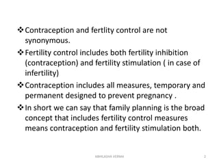Contraception | PPTX