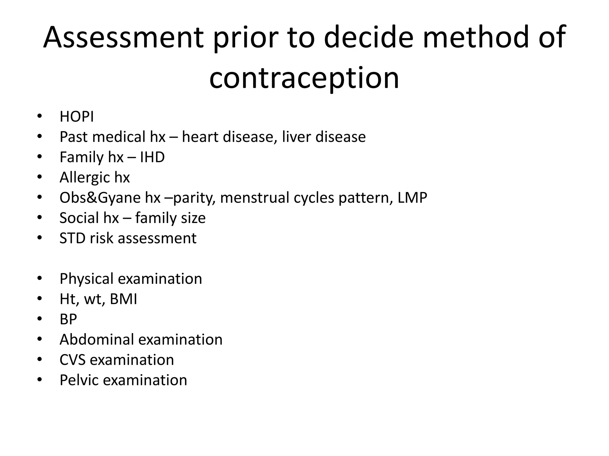 Contraception | PPTX