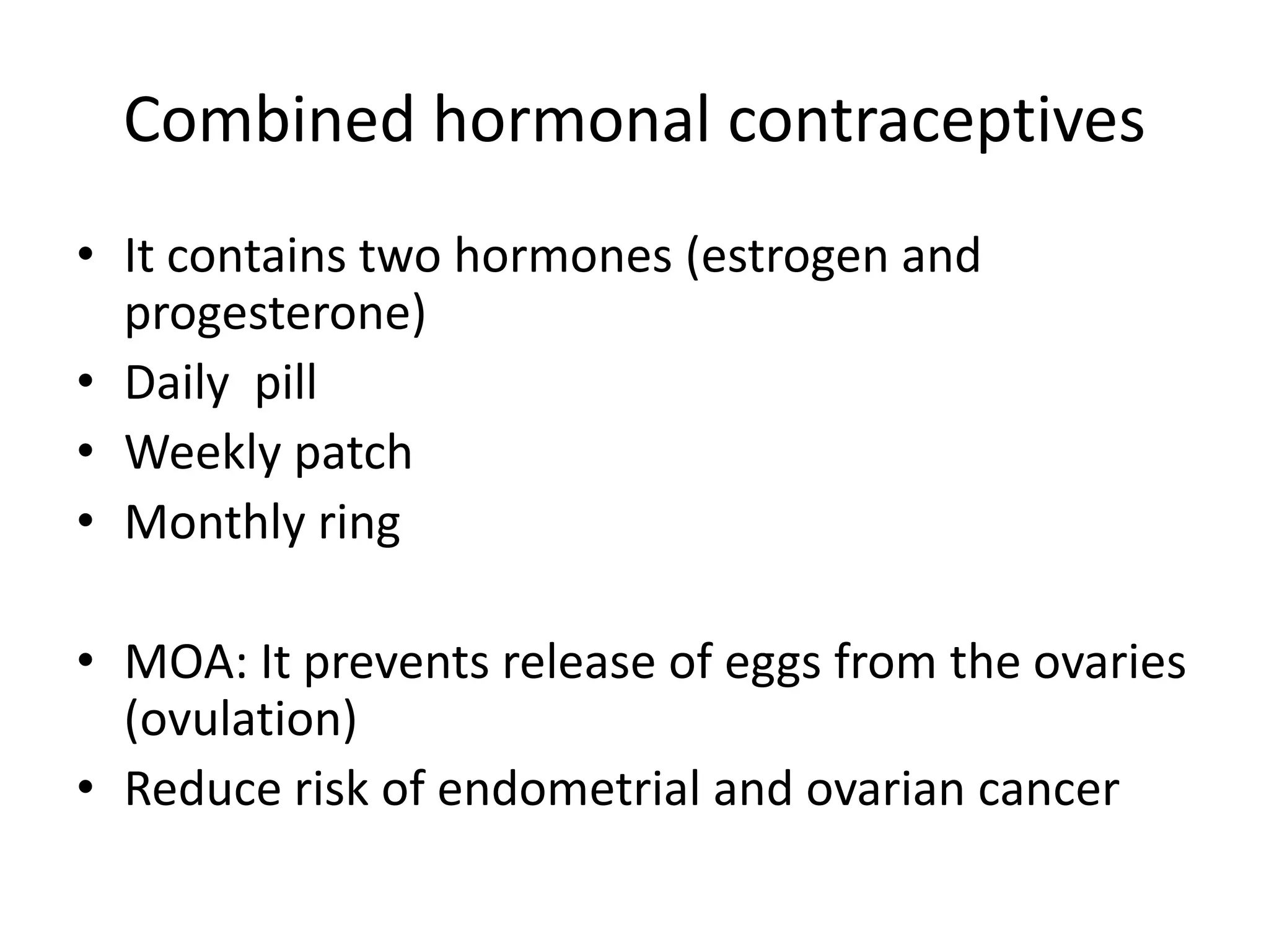 Contraception | PPTX