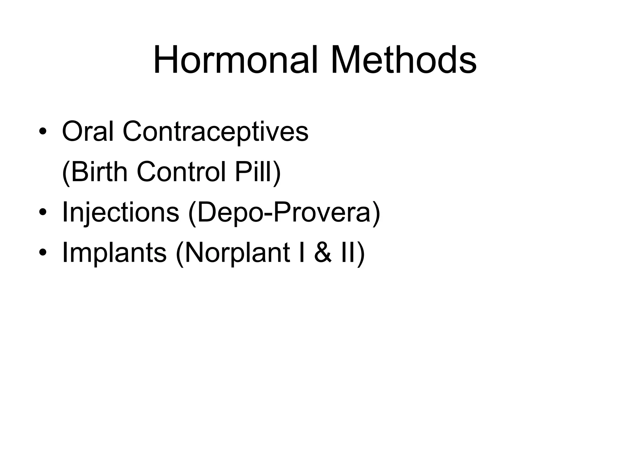 Contraception.ppt for pharmacy students and their friends | PPT