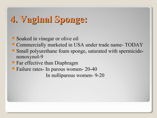 Barrier methods of contraception | PPT