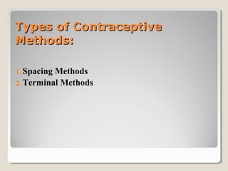 Barrier methods of contraception | PPT