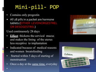 Contraception | PPTX