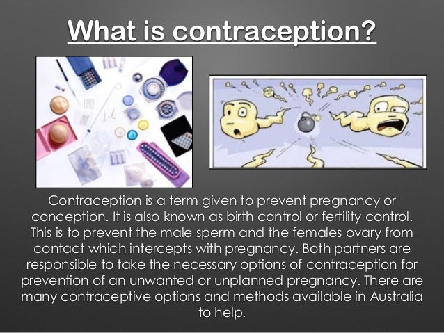 Contraception Issues Within