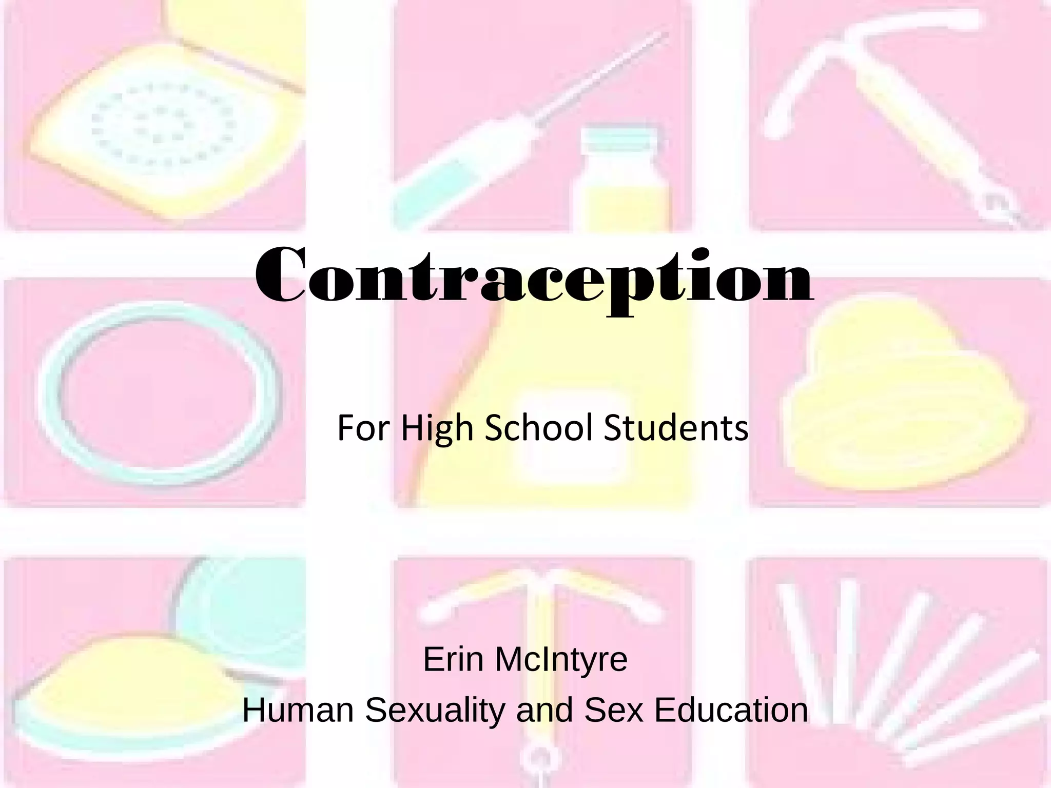 Contraception | PPT
