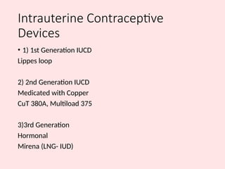 CONTRACEPTION METHODS , Advantages and disadvantages | PPTX