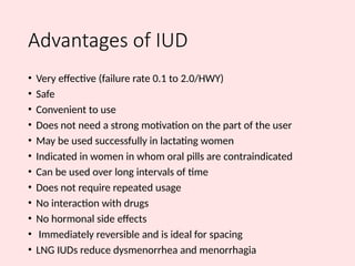 CONTRACEPTION METHODS , Advantages and disadvantages | PPTX