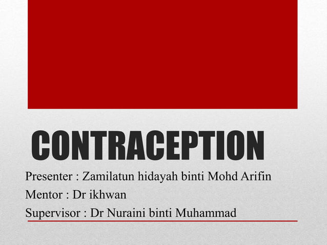 Contraception 1 Pptx