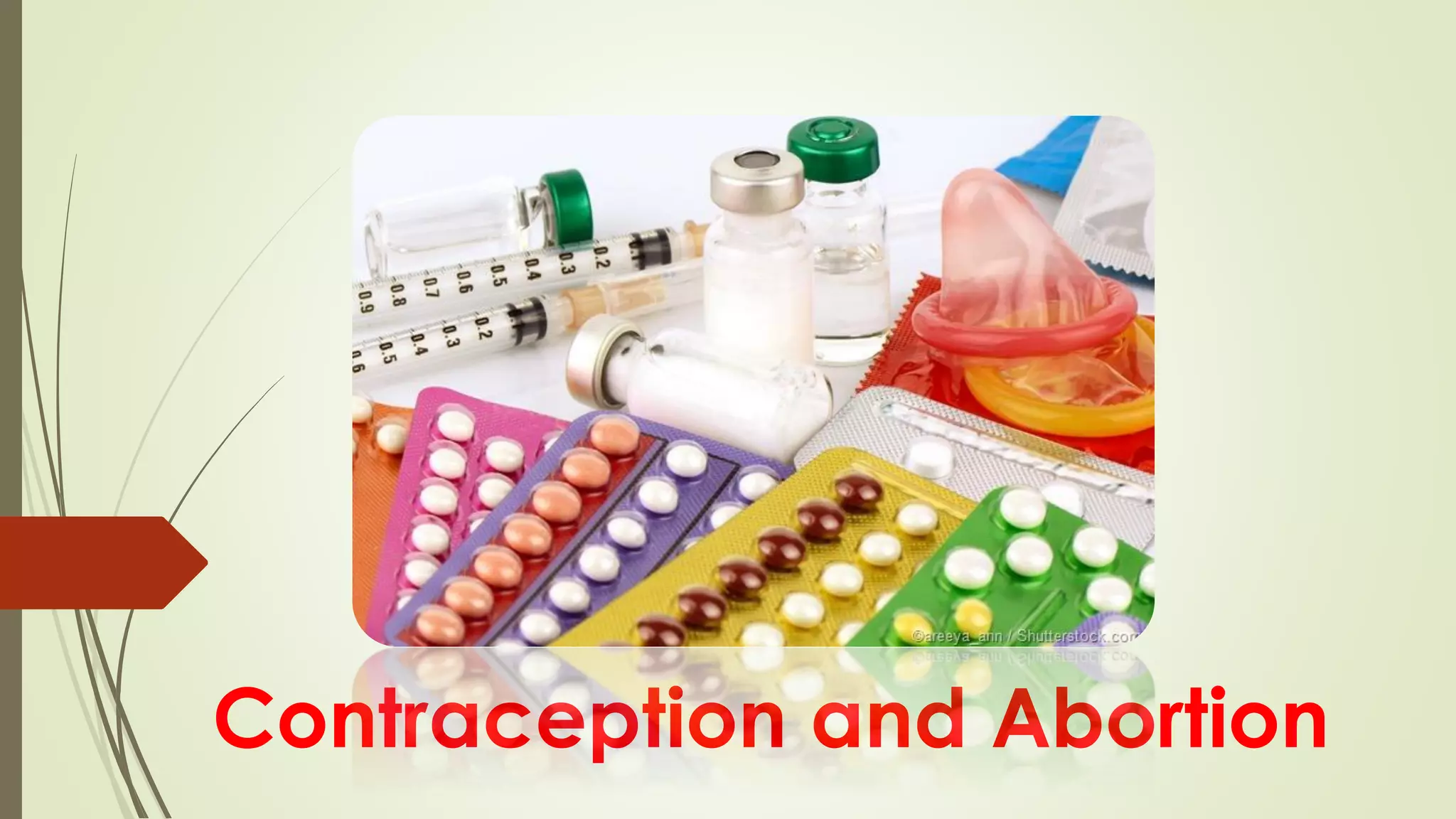 Contraception and abortion slides | PDF