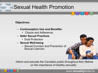SOGC Contraception Awareness Program & Website | PPT