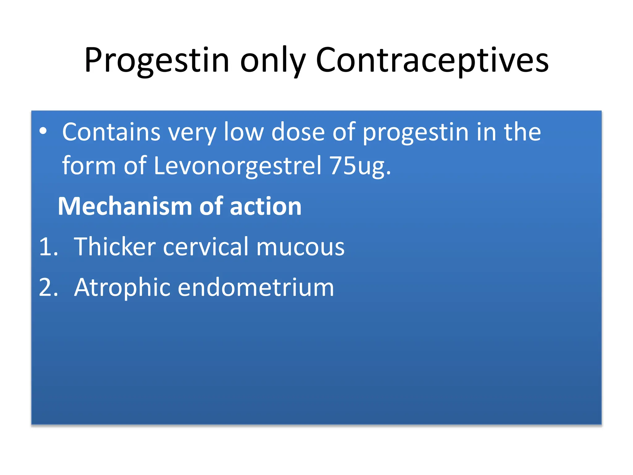 Contraception by Moses Banda, Levy Mwanawasa Medical University, Lusaka ...