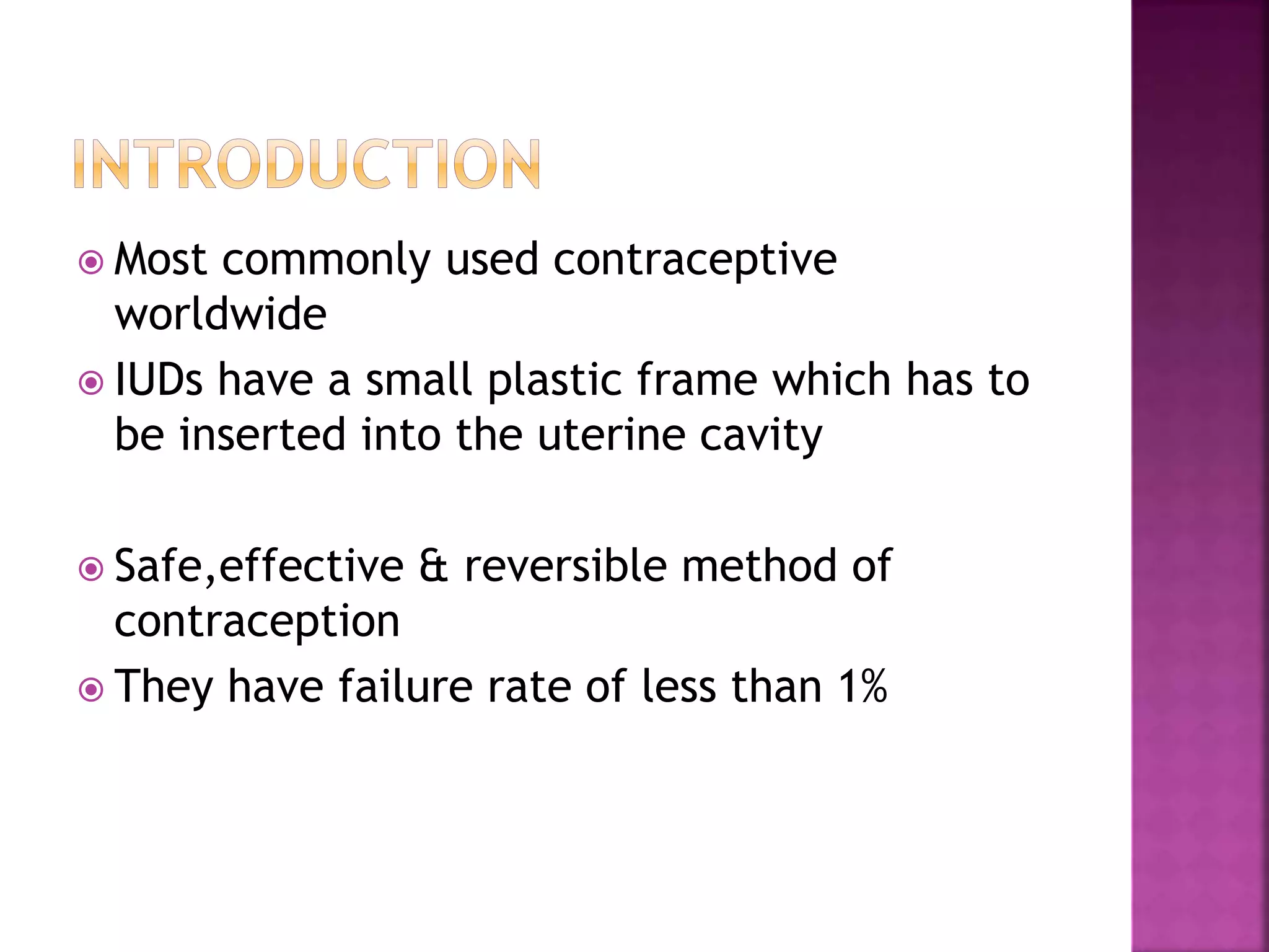 CONTRACEPTION IUCD POWERPOINT | PPTX