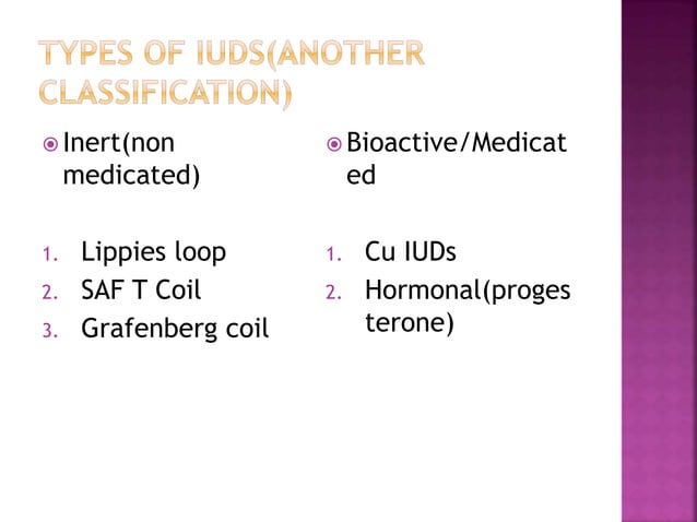 CONTRACEPTION IUCD POWERPOINT | PPTX