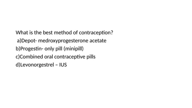 CONTRACEPTION PART 2.pptx contraceptive devices and methods | PPT