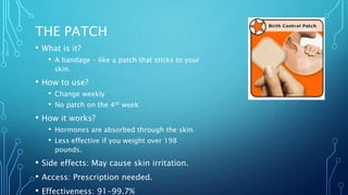 Contraception preject presentation | PPT