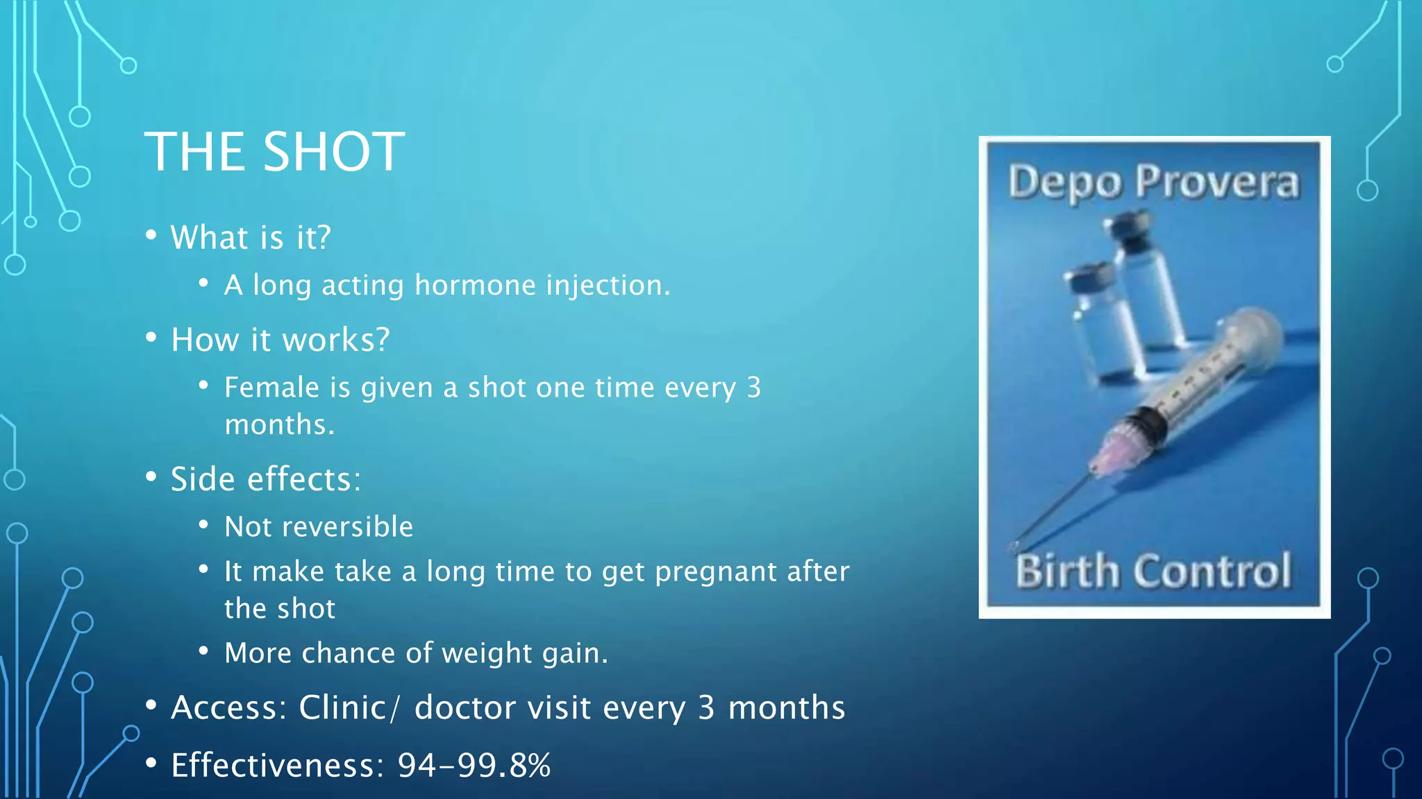 Contraception preject presentation | PPTX