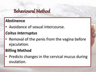 Contraception | PPT