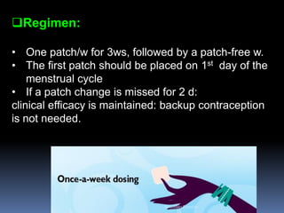 TRANSDERMAL HORMONAL CONTRACEPTION Prof. Aboubakr Elnashar | PPT