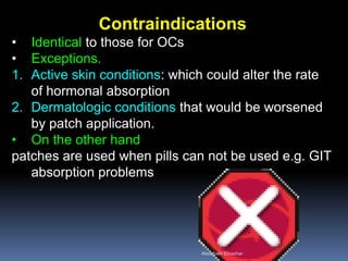 TRANSDERMAL HORMONAL CONTRACEPTION Prof. Aboubakr Elnashar | PPT