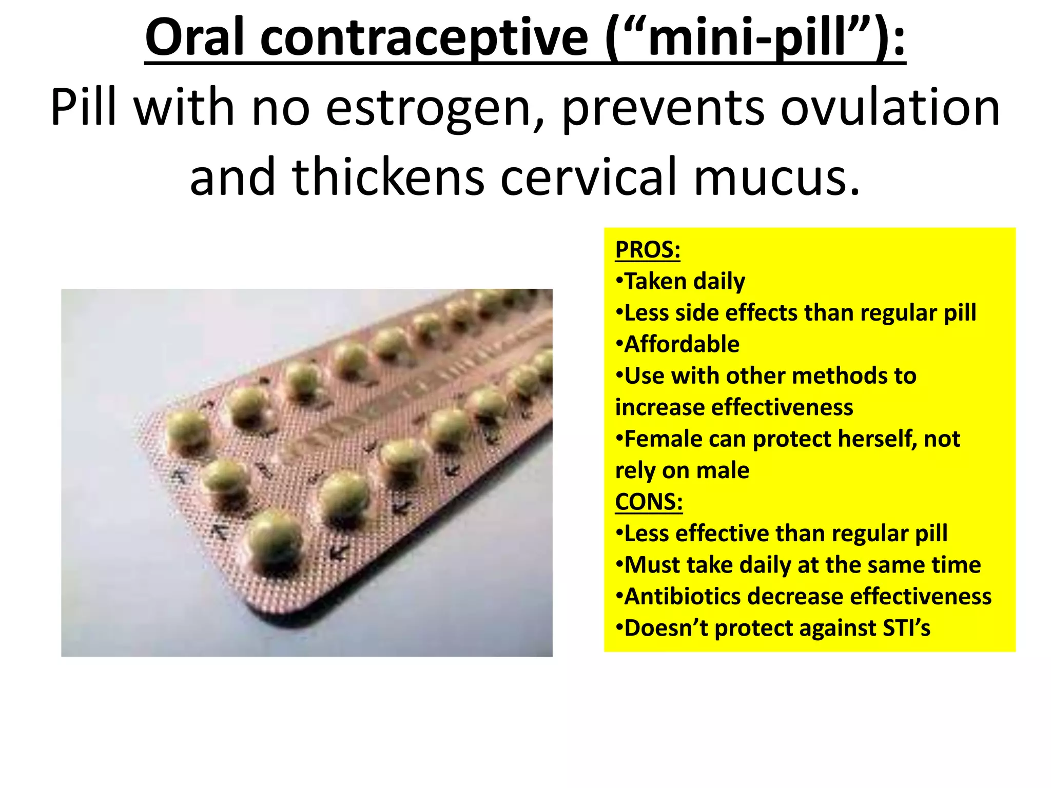 Contraceptive methods | PPTX