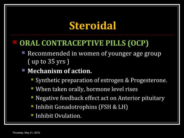 CONTRACEPTIVE METHODS | PPT