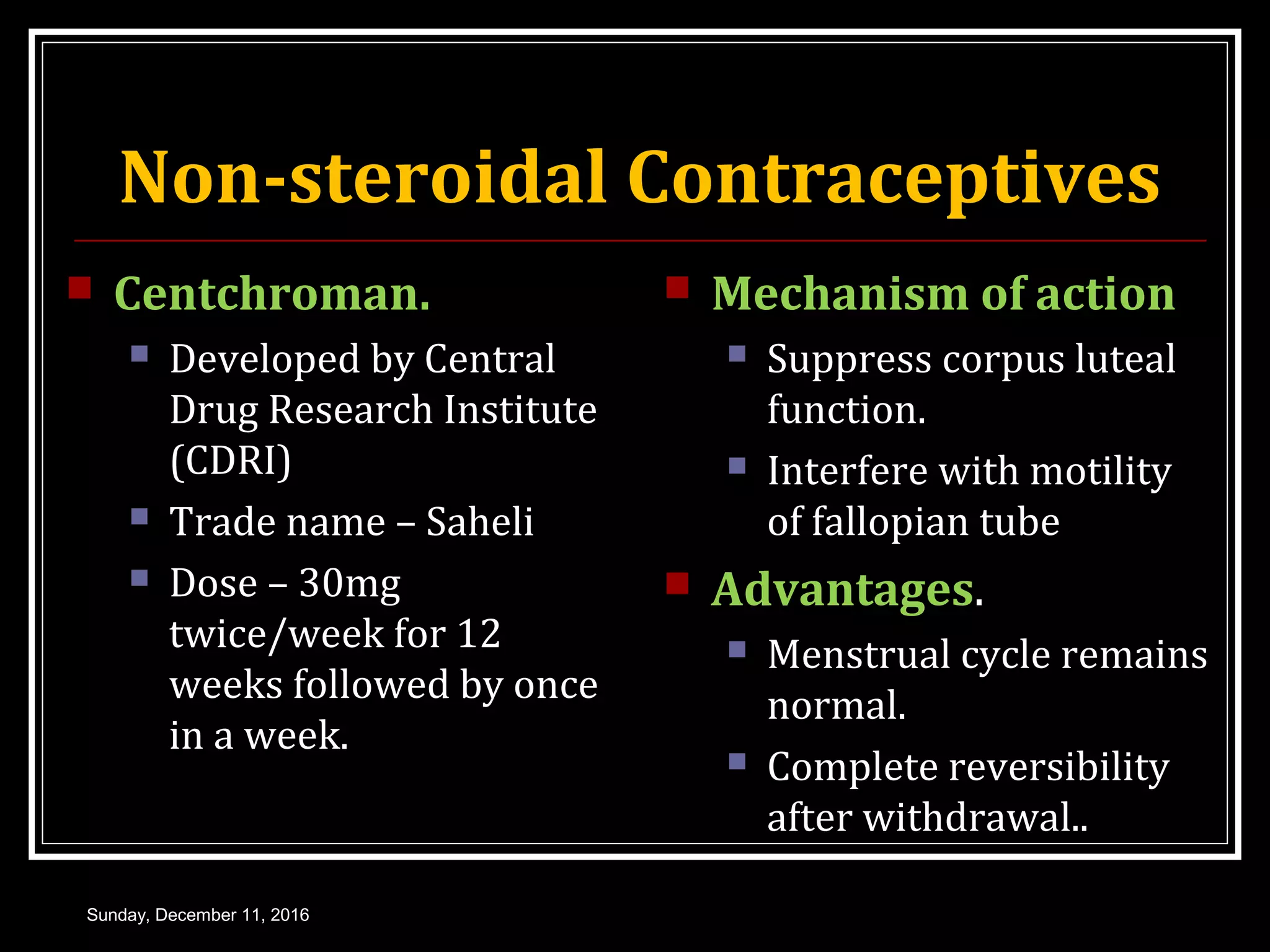 CONTRACEPTIVE METHODS | PPT