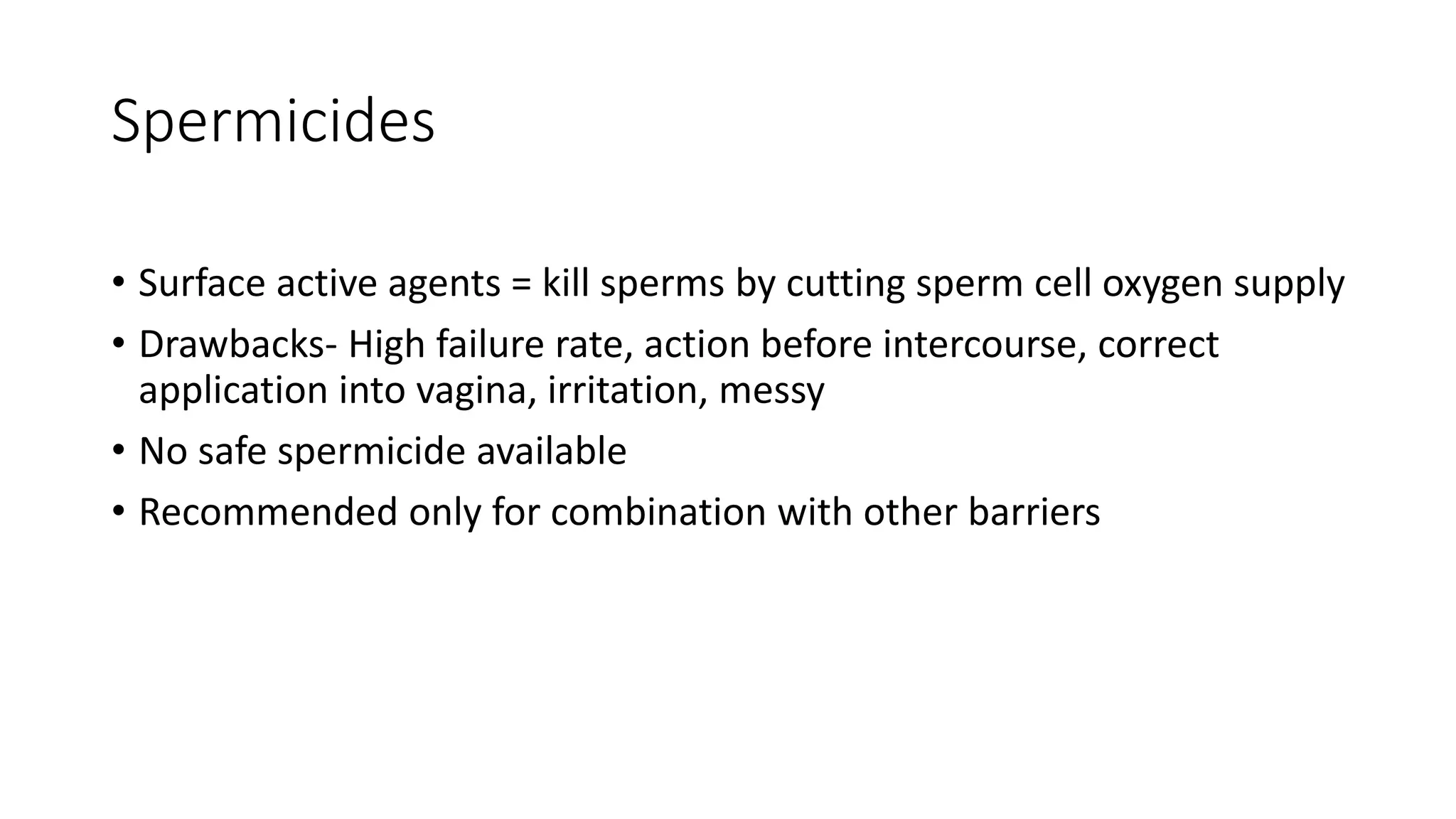 Contraceptive methods I | PPTX