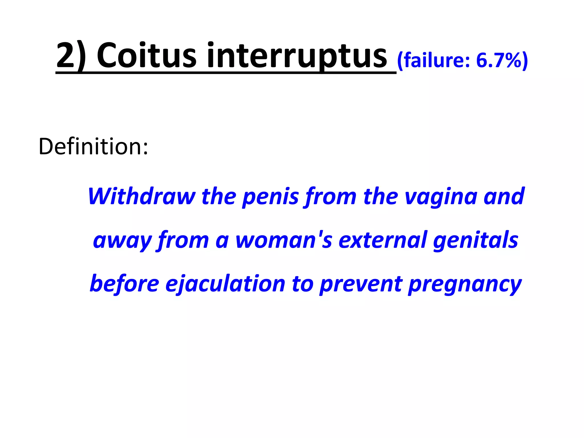 Contraceptive methods in males | PPTX