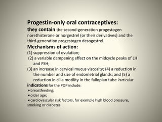 Contraceptives | PPT