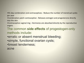 Contraceptives | PPTX
