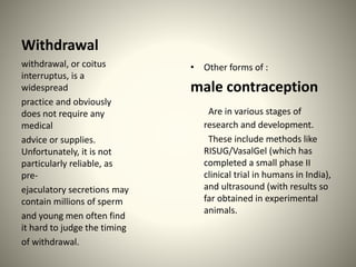 Contraceptives | PPT