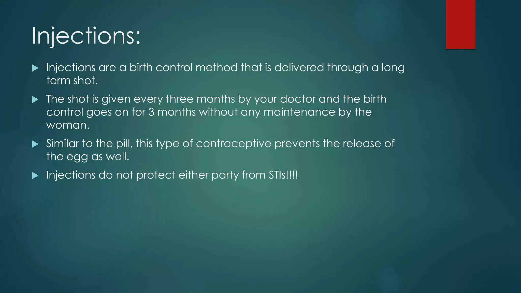 Contraceptives | PPTX
