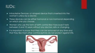 Contraceptives | PPTX | Birth Control | Reproductive Health