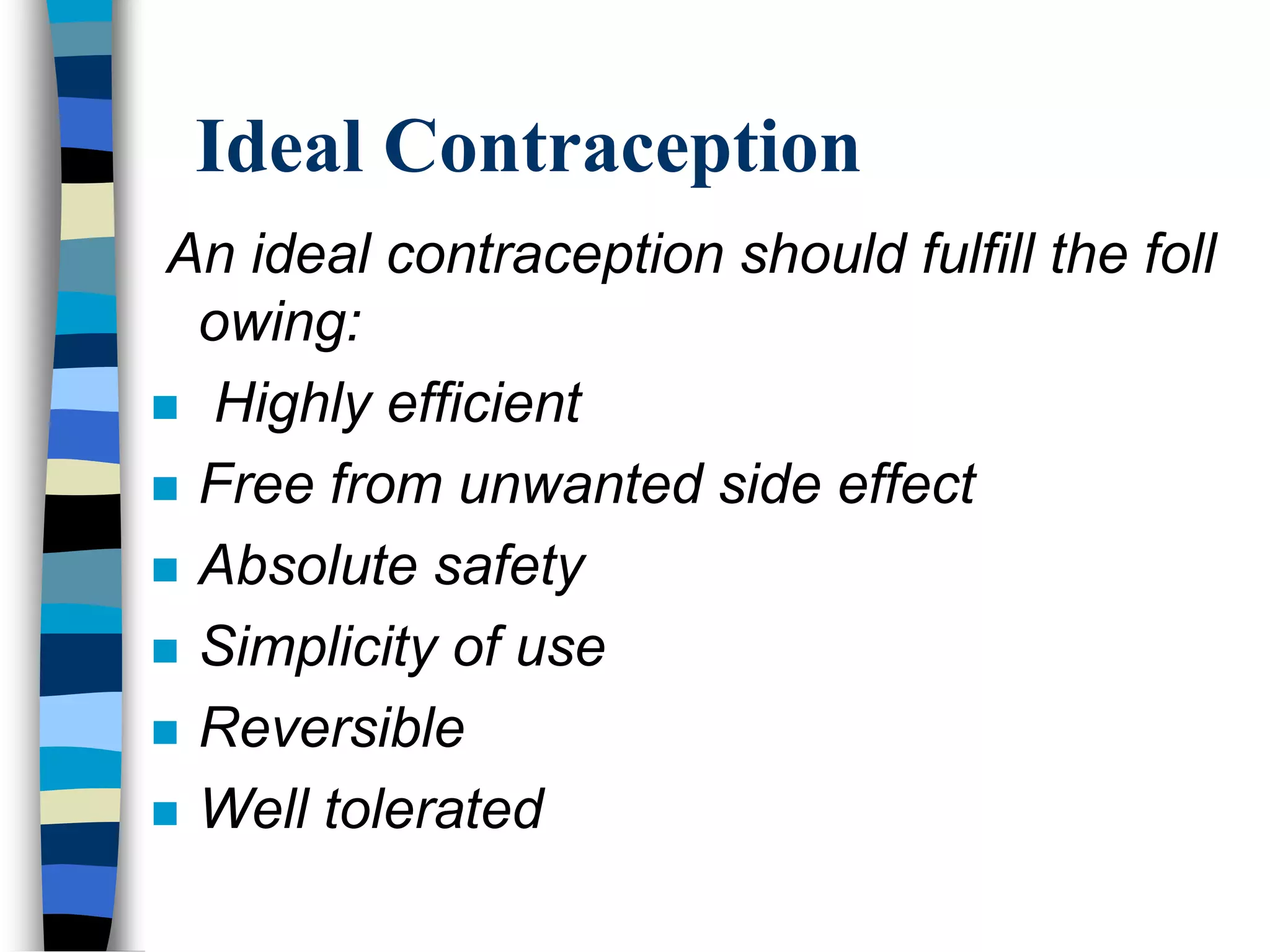 Contraceptives | PPTX