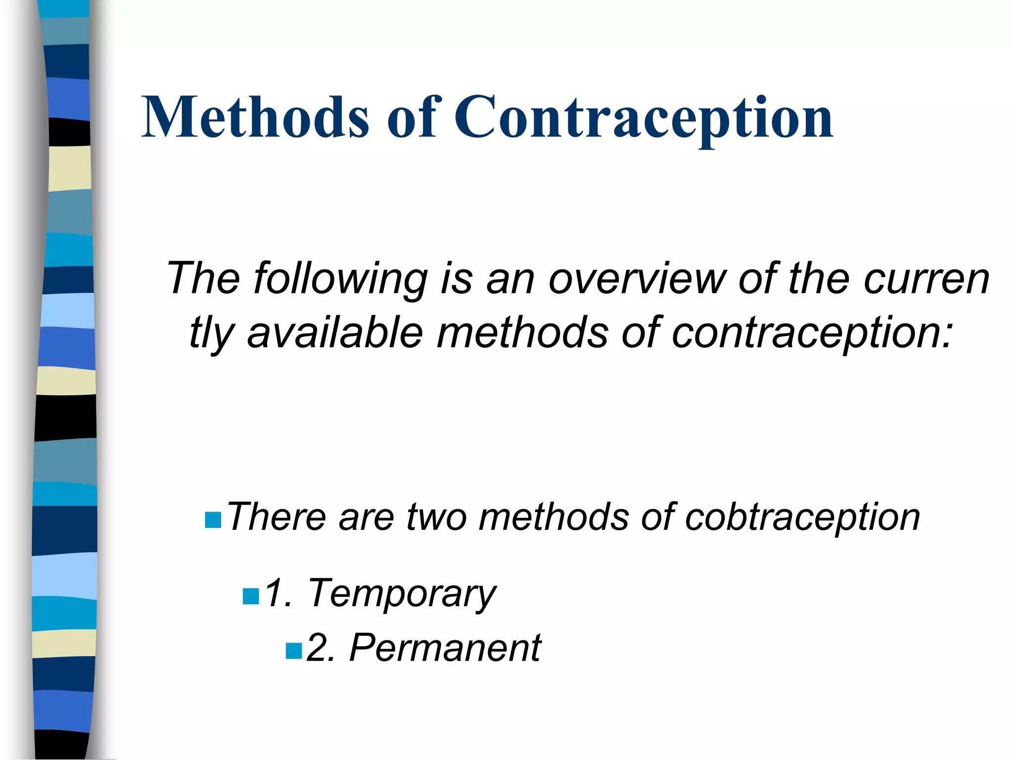 Contraceptives | PPTX