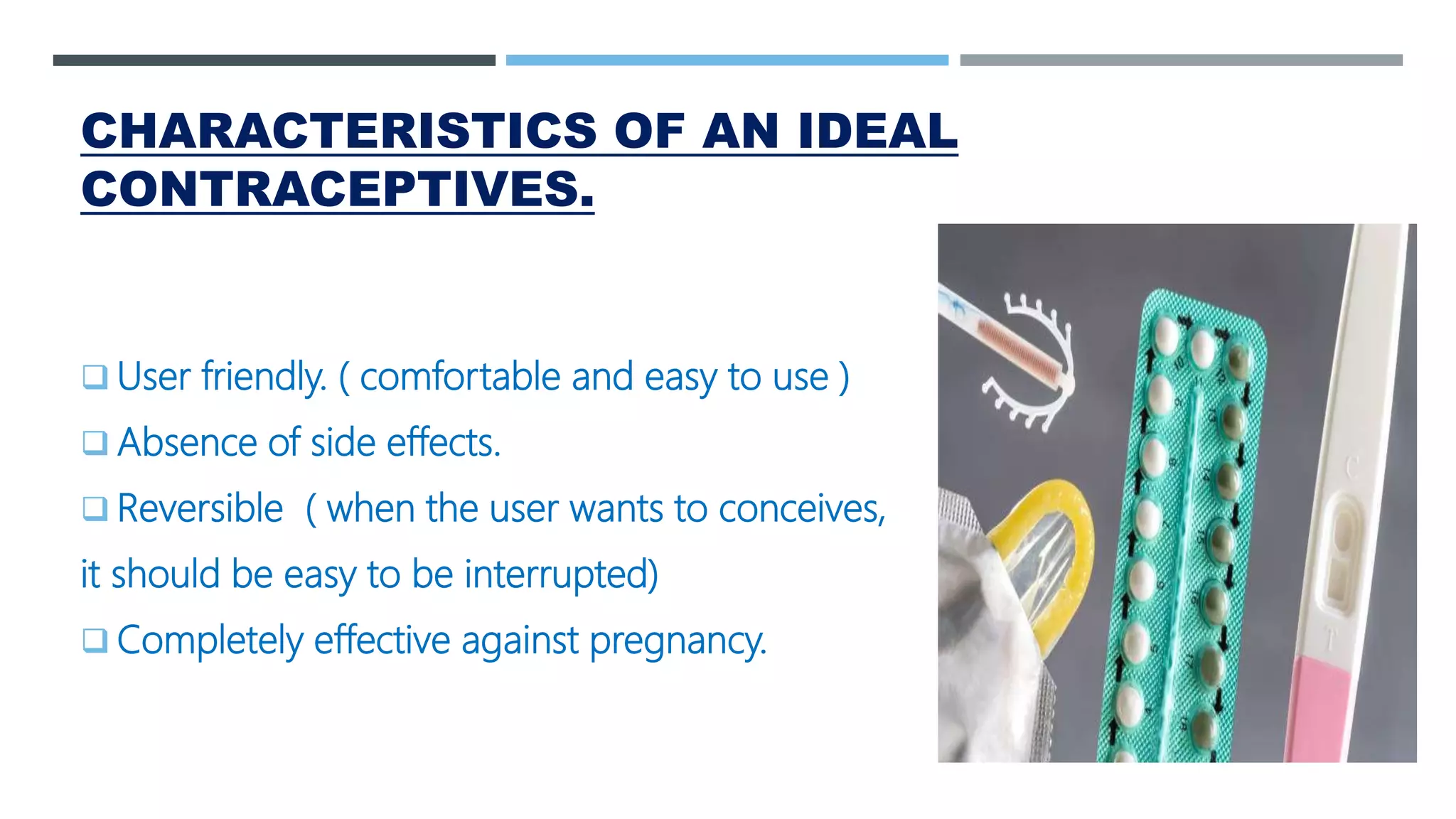 Contraceptive types and its mechanism | PPTX