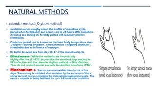 Contraceptive types and its mechanism | PPTX