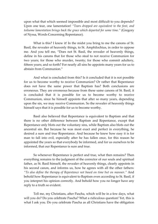 The Teaching of St. Matthew of Bresthena Regarding Frequent Communion | PDF